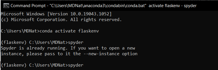 Create And Activate Virutal Enviornment Using Spyder Conda